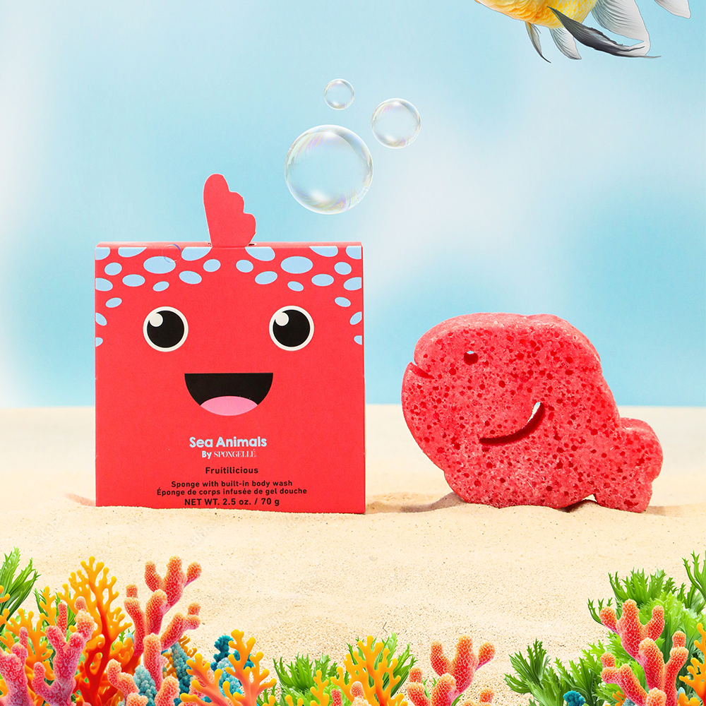 Fiona Fish Sea Animals Sponge – Harvest Drug & Gift